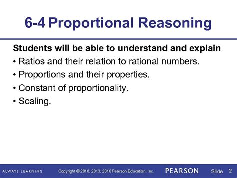 Chapter 6 Rational Numbers And Proportional Reasoning Copyright