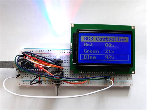 Simple Text Menu For St7920 Graphic Lcd · One Transistor