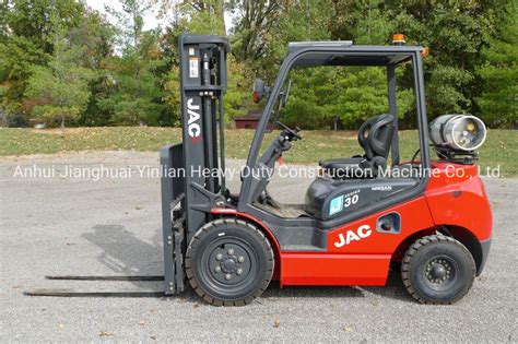 Jac 3 Montacargas De Gas Lpg Camión De Montacargas Gasolina
