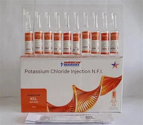 American Kcl Injection 10 Ml At ₹ 200 Piece In Nagpur Id 2855837233548
