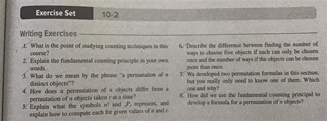 solved exercise set 10 2 writing exercises 1 what is the