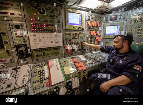 Leading Engineering Technician Chris Randall Onboard Hms Vigilant At Hm