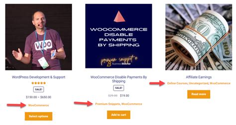 WooCommerce Display Product Categories Shop