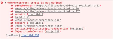 报错：referenceerror Crypto Is Not Defined · Issue 2 · Guyounggywxappcases · Github