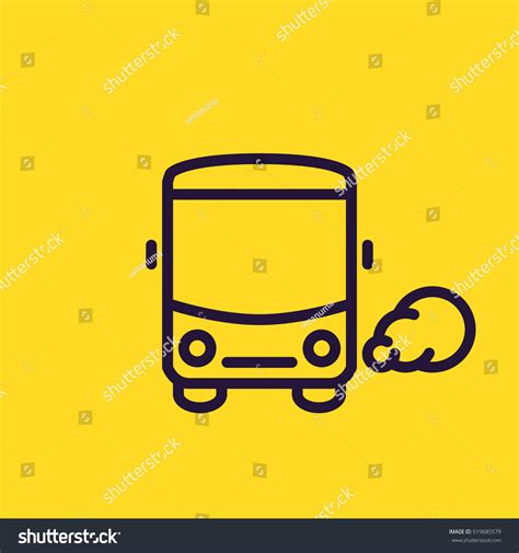 버스 아이콘일반 대중 교통가는 선 스타일 스톡 벡터로열티 프리 519685579 Shutterstock
