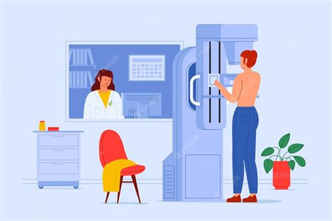 손으로 그린 유방 조영술 그림 무료 벡터