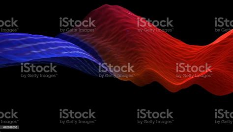 3d 물결 모양 배경입니다 추상 디자인 서식 파일입니다 현대적인 패턴입니다 동적 효과입니다 3d 그림입니다 0명에 대한 스톡 사진 및 기타 이미지 Istock