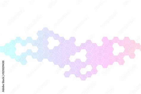 Technology Abstract Lines And Dots Connect Background With Hexagons Hexagons Connection Digital