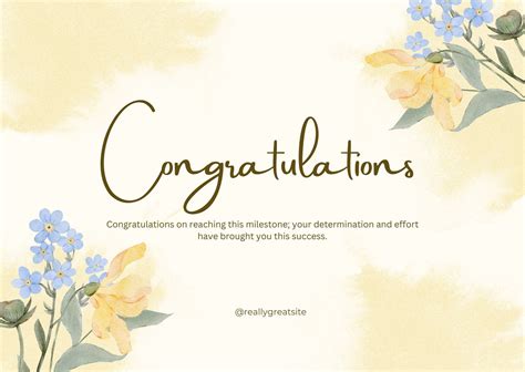 Congratulation Templates General Format Congratulations Certificate