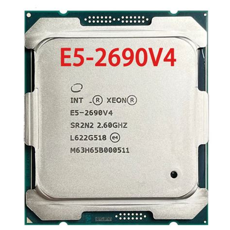 Xeon E5 2690v4 E5 V4 E5 2690 V4 2 60ghz 14 Core 35mb สมาร์ทแคช E5 2690v4 135w Th