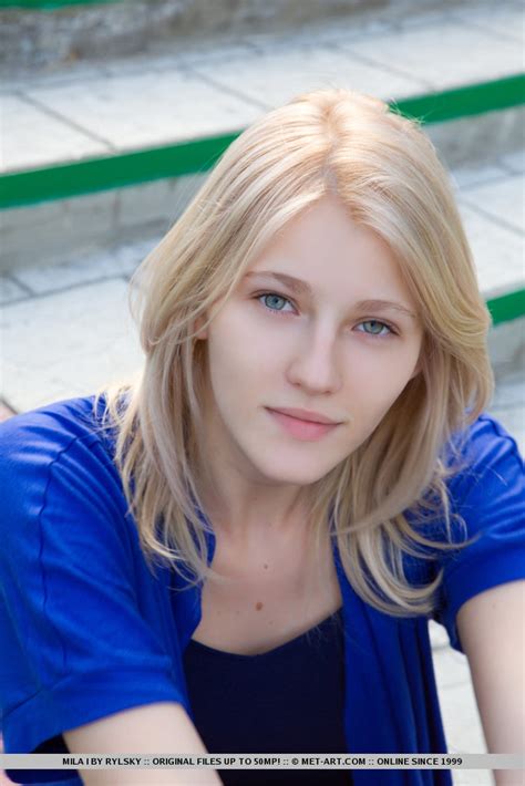 Pretty Face Blonde Mila I Showing Small Tits And Hot Booty Closeup In