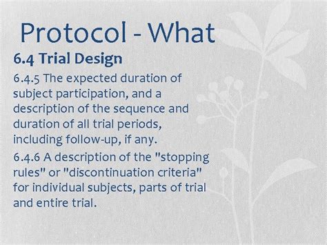 AN OVERVIEW OF PROTOCOL WRITING AND FDA PROTOCOL