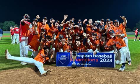 Netherlands Confirmed As U 23 Baseball European Champions Qualify With