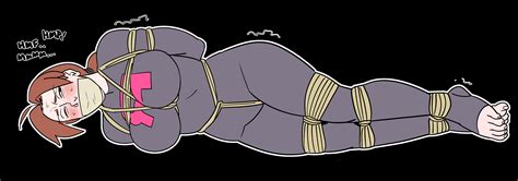 Rule 34 Autotape Bondage Crotch Rope Delia Ketchum Pokemon Feet Female Gag Gagged Speech