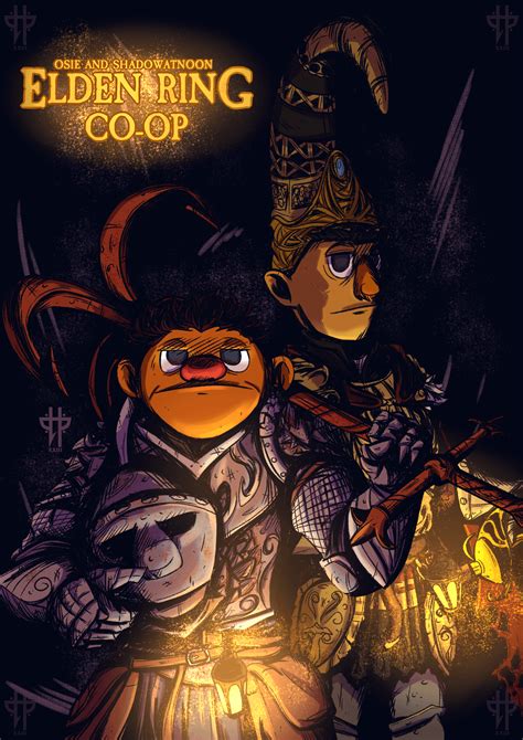 Fan Art Of Bert And Enrie From The Elden Ring Co Op Streams R Yogscast