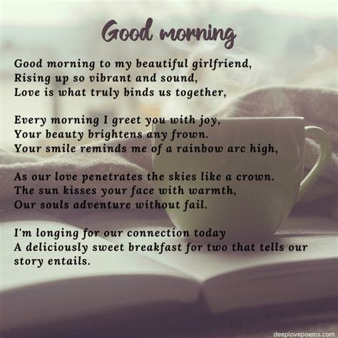 Good Morning Poem For Her Deep Love Poems