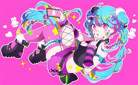 Hatsune Miku Vocaloid And 2 More Drawn By Mitau Danbooru