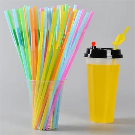 100 Biodegradable Non Plastic Drinking Straws Compostable Pla Fexible