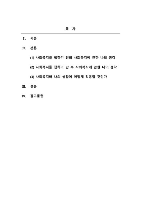 사회복지학개론내가 생각하는 사회복지란 2 기타
