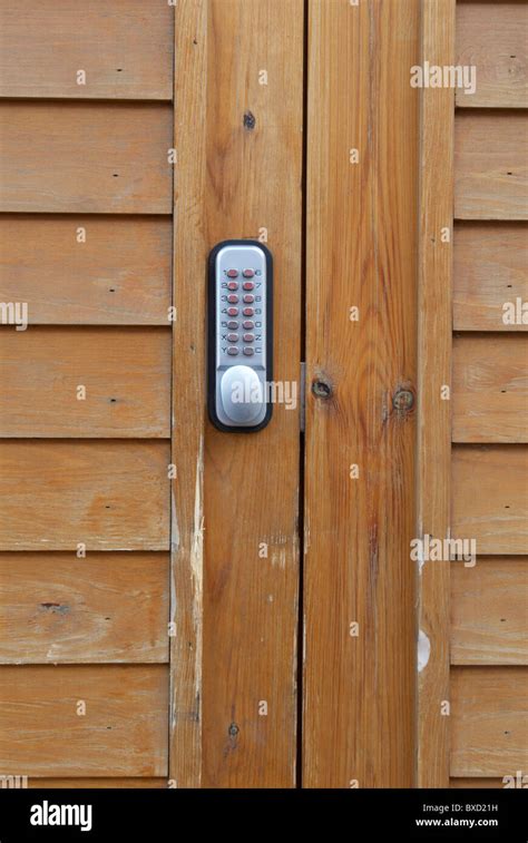 Coded Entrance Lock On A Door Stock Photo Alamy