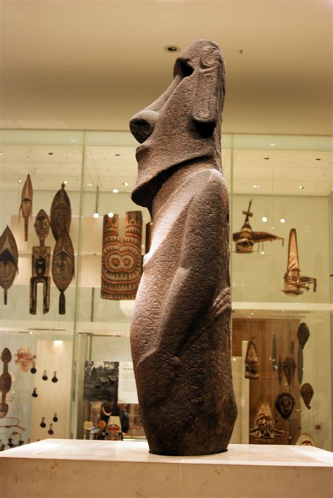 Statue From Rapa Nui Easter Island In The British Museum Professor Joe Cain