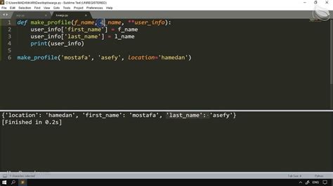 توابع با ورودی‌های نامعین Args و Kwargs در پایتون هم رویش