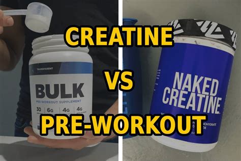 Creatine Vs Pre Workout Should You Take One Or Both Torokhtiy Weightlifting