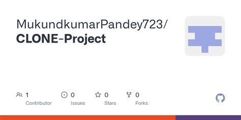Github Mukundkumarpandey723clone Project
