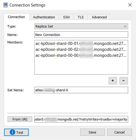 Connecting To Mongodb Replica Set On Atlas Using Robo3t