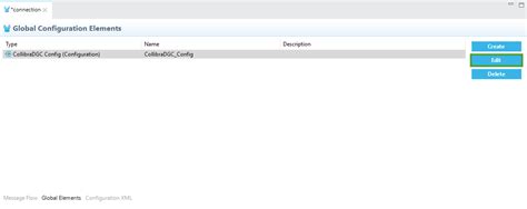 The Global Element Properties Window Appears