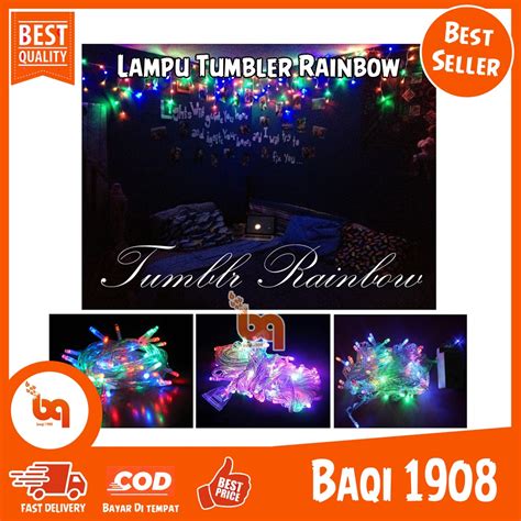 Jual Lampu Thumblr Rainbow Lampu Led Tumbler Pelangi Lampu Natal