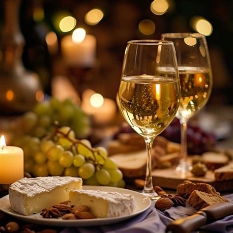 Белое вино фрукты сыр Pinterest