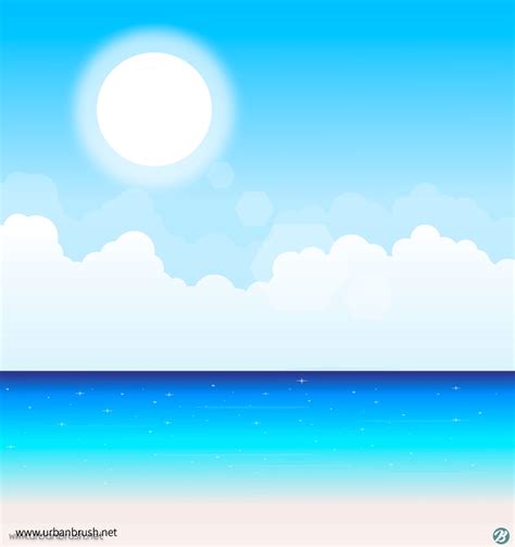 바다 일러스트 Ai 다운로드 Download Sea Vector 어반브러시