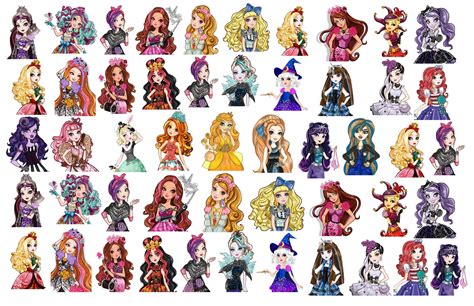 Ever After High All Characters Cards Cedar Wood Ever After High