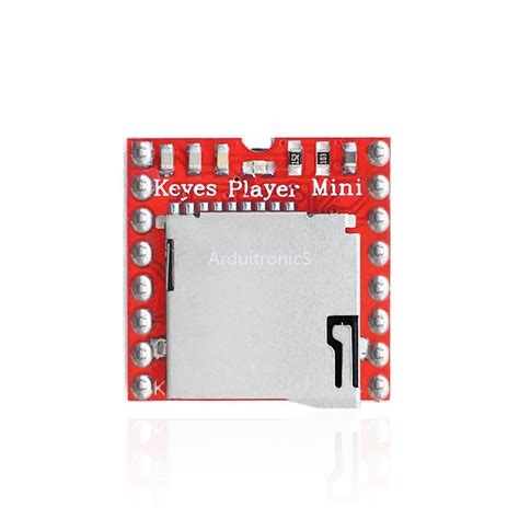 Mini Mp3 Player Module For Arduino Red Pcb Arduino Raspberry Pi