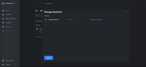 Waste Space Dashboard UX Issue AdguardTeam AdGuardDNS GitHub