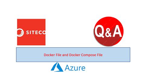 Docker File And Docker Compose File