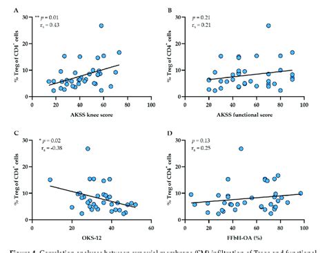 Correlation Analyses Between Synovial Membrane Sm Infiltration Of