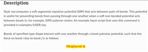 Bug Srp Documentation Equation Error · Issue 1919 · Lammpslammps