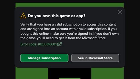 Microsoft Store And Xbox Keep Throwing Error Code 0x803f8001 Rminecraft