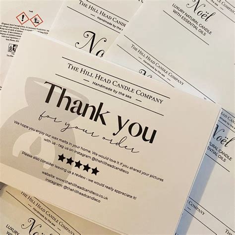 Clp Labels Printing For Wax Melts Candles And Diffusers Glow Clp Labels