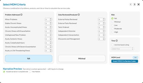 Determining Em Service Codes Using Medical Decision Making Mdm And Time