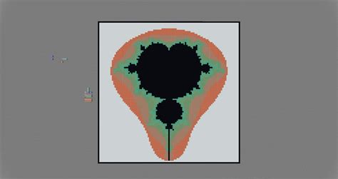 Mandelbrot Set Made With The Different States Of Copper R Minecraft