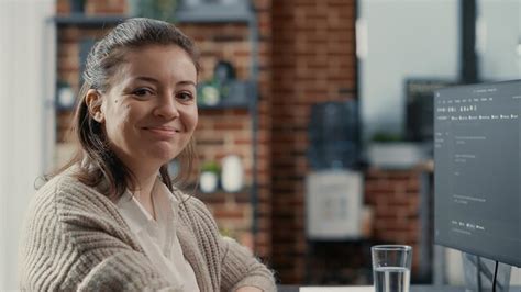 premium photo portrait of software developer typing programming