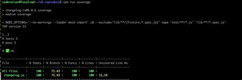 GitHub Coderaiser C8 Reproduce