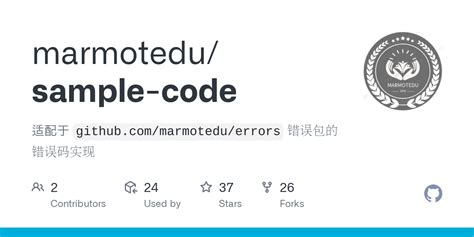 Sample Code README Md At Master Marmotedu Sample Code GitHub