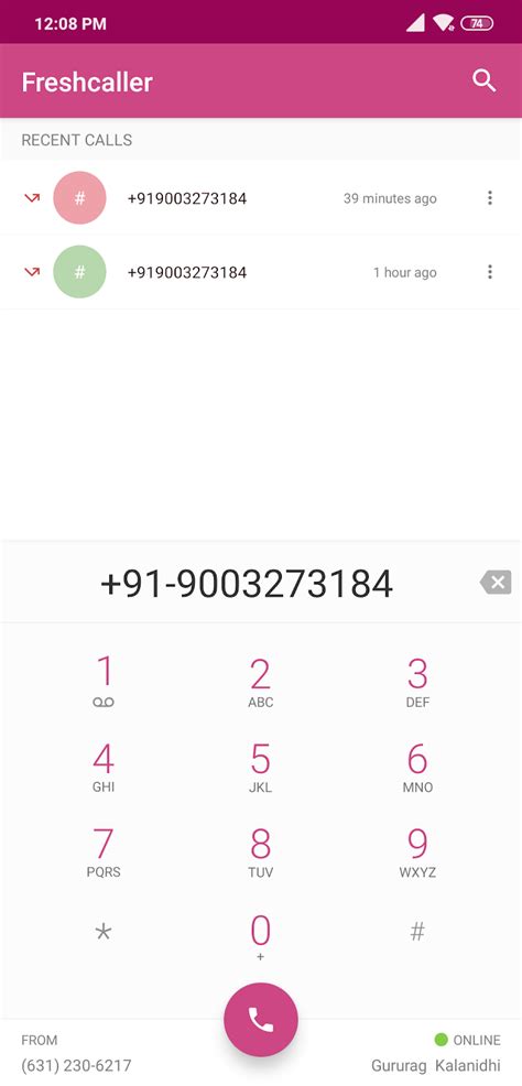 How To Make Calls Using Freshcaller From Within The Freshsales Mobile App Freshsales Classic