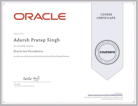 Java Oracle Coursera Programming Codinglife Developer Softwaredevelopment Careergrowth