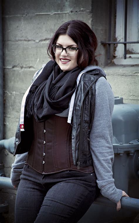 Brittney Looking Fabuous In Our Cs 426 Maroon Satin Corset Ootd