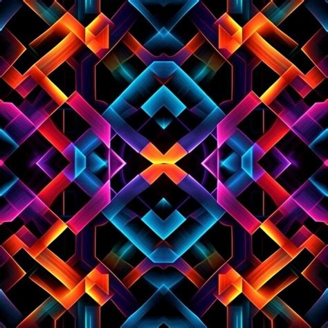 Premium Ai Image A Colorful Abstract Background With A Pattern Of Intersecting Lines Generative Ai
